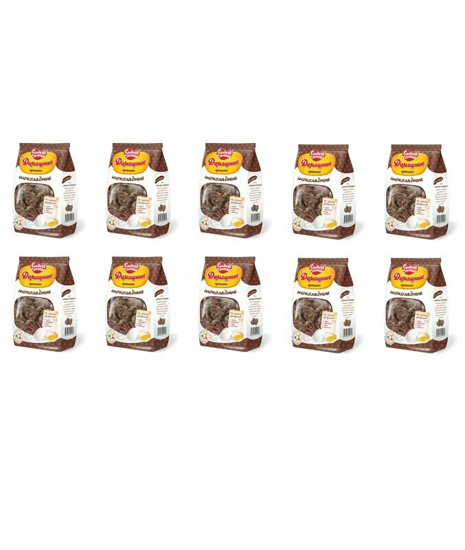 Сладкая Слобода Пряники Домашние шоколадные, 350 гр, 10 упаковок в коробке