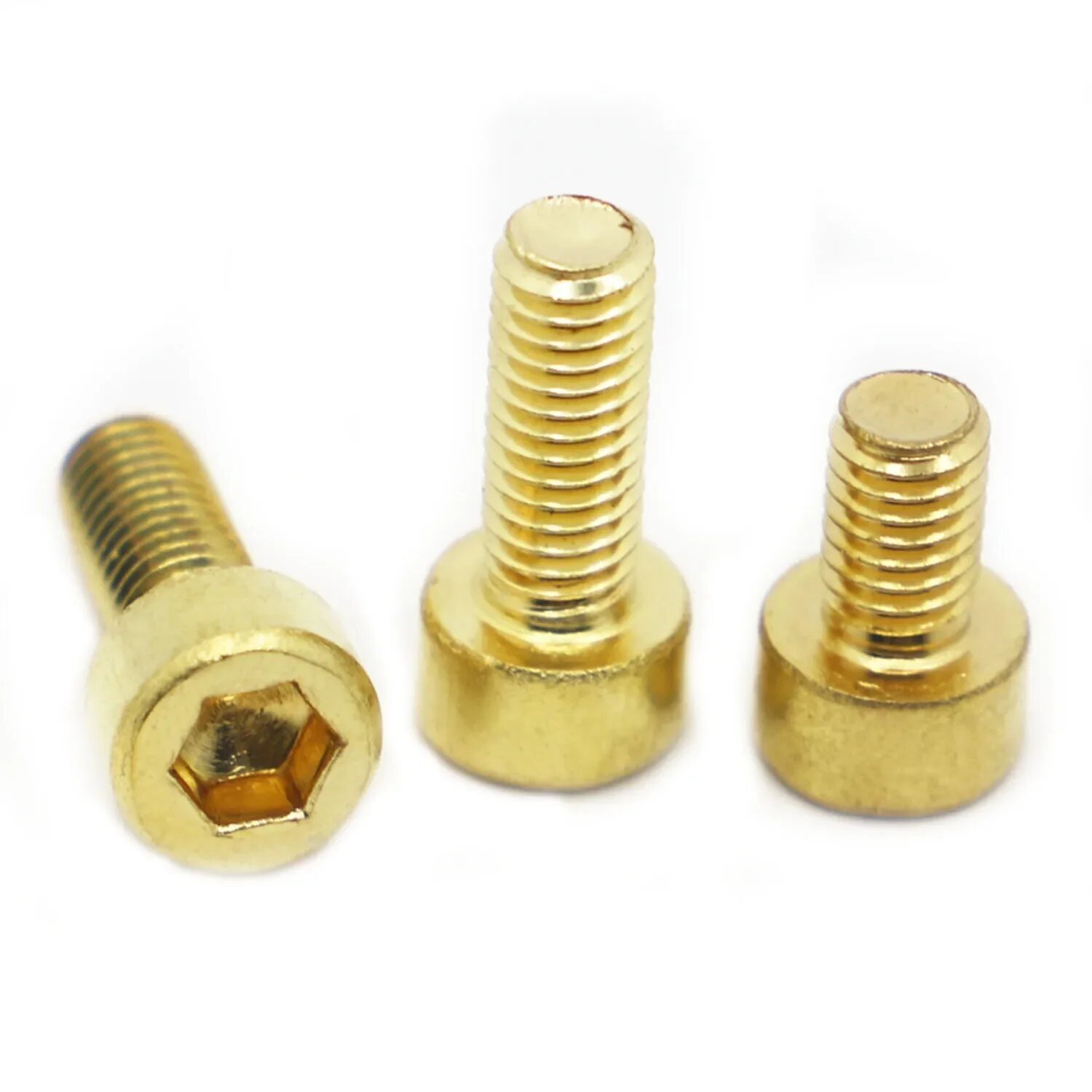 Латунный винт с шестигранной головкой с шестигранной головкой M3 M4 M5 M6 M8 M10 Болты с шестигранной головкой DIN912