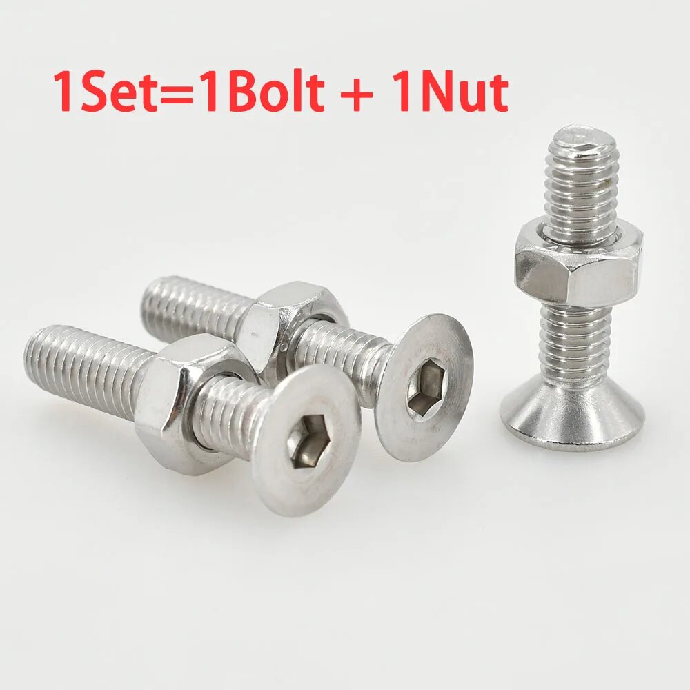 Набор крепежа Chap Codie М2-М10 из нержавеющей стали M4, 16mm (15Set)