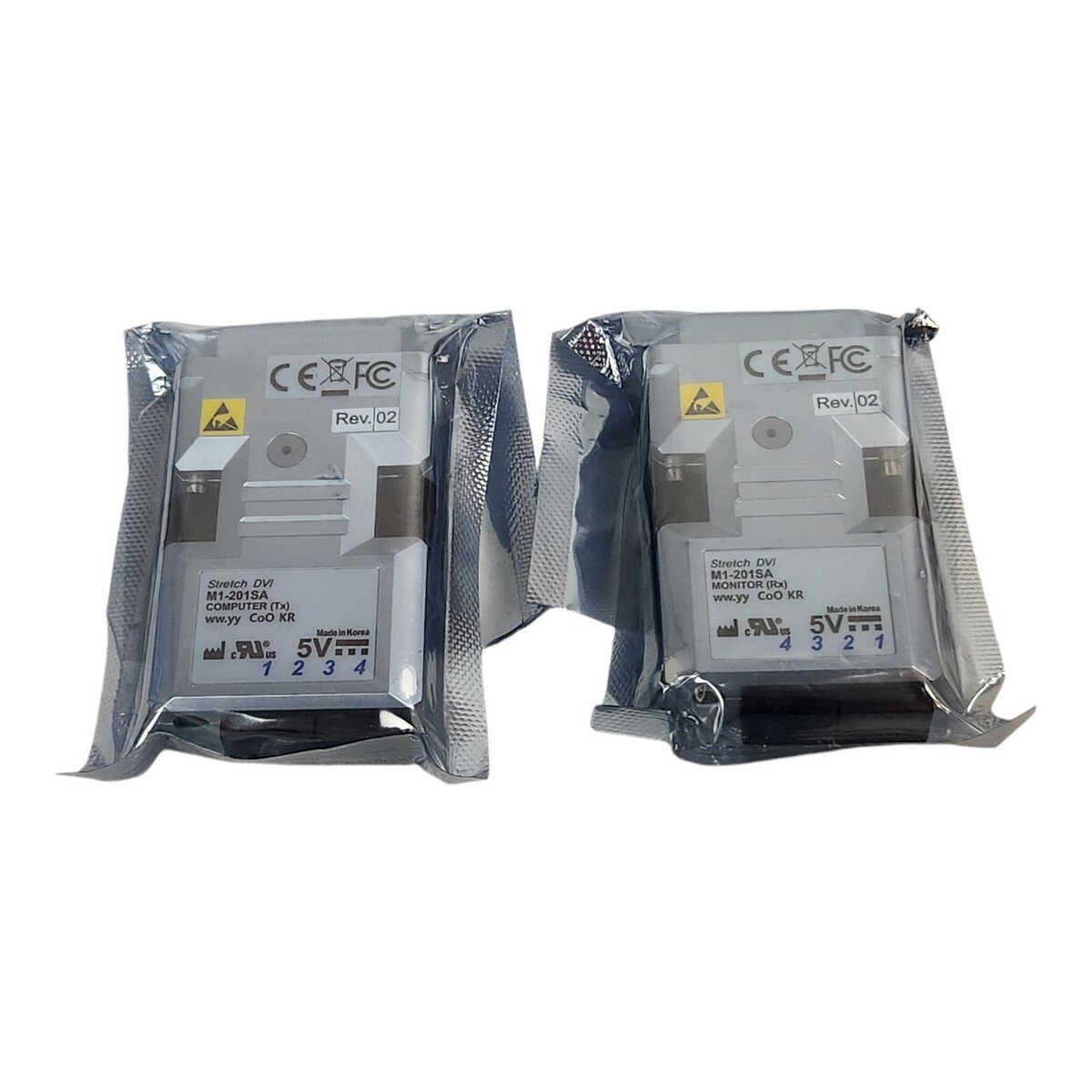 Оптический конвертор видеосигнала Opticis M1-201SA-TR WUXGA DVI Single Link