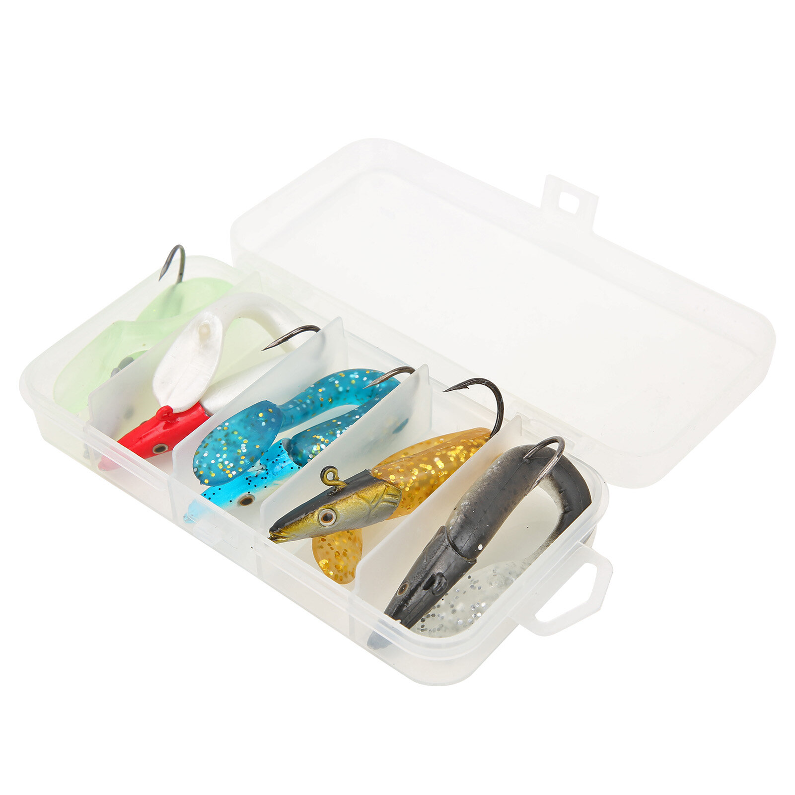 Набор для рыболовных приманок с мягкой рыбалкой набор