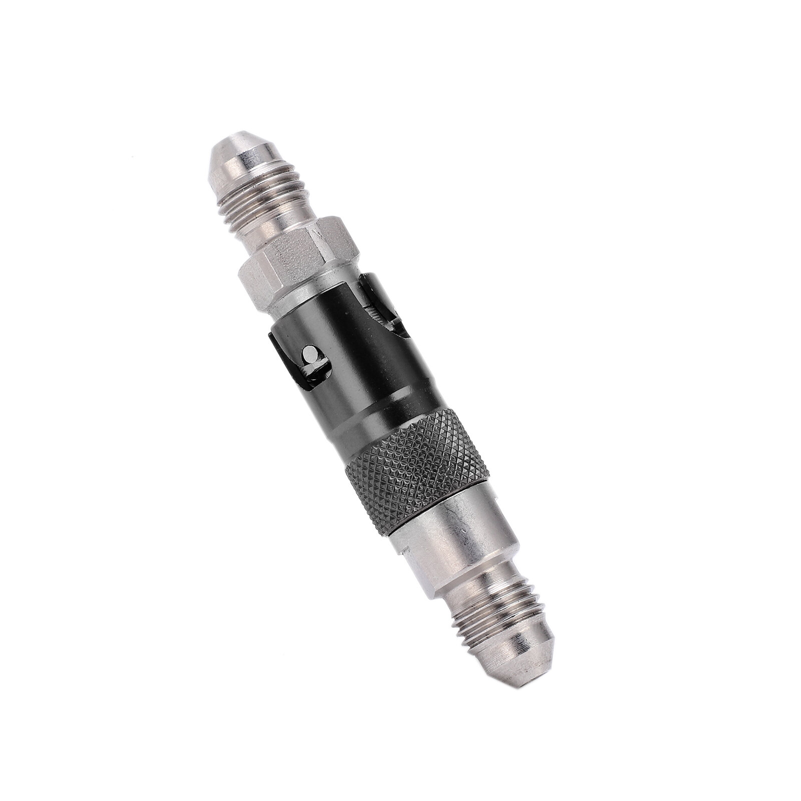 Быстросъемный фитинг-адаптер тормозной жидкости мотоцикла из нержавеющей стали, универсальный, чёрный