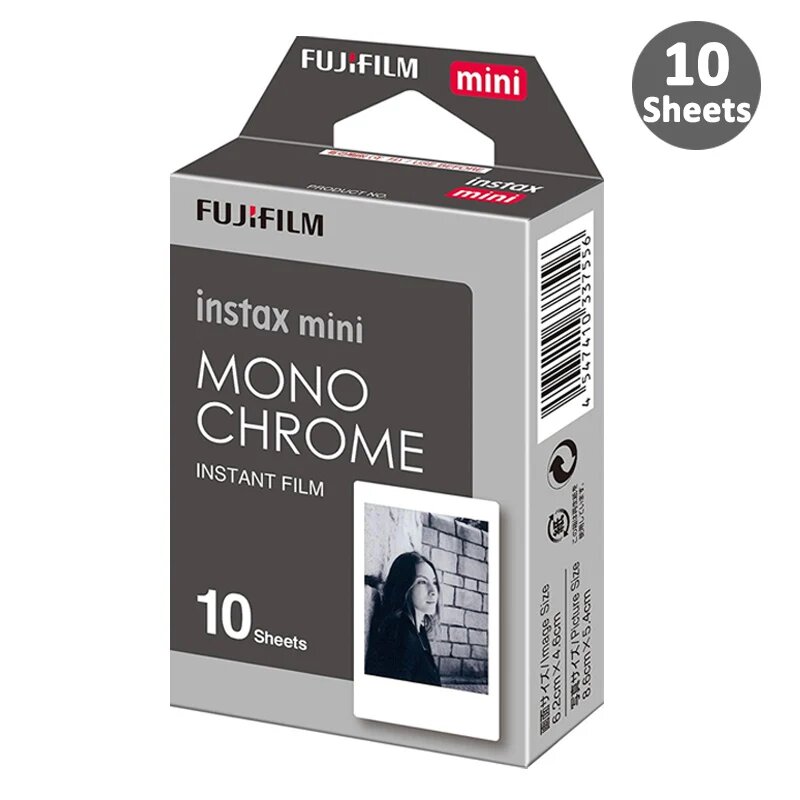FUJIFILM Instax Mini пленка 10 Sheets Monochrome