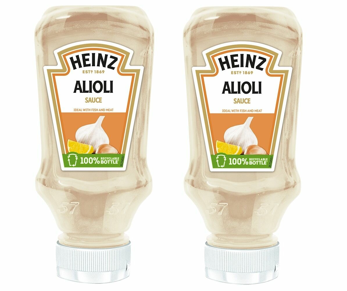 Соус Айоли Alioli (импорт), Heinz, Испания, 220 мл (215 г) х 2шт