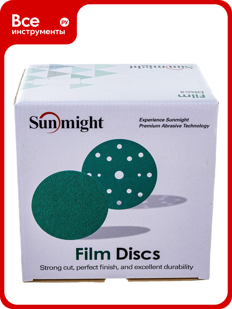Шлифовальный круг FILM L312T SUNMIGHT 100 шт, для сухого шлифования лакокрасочных материалов