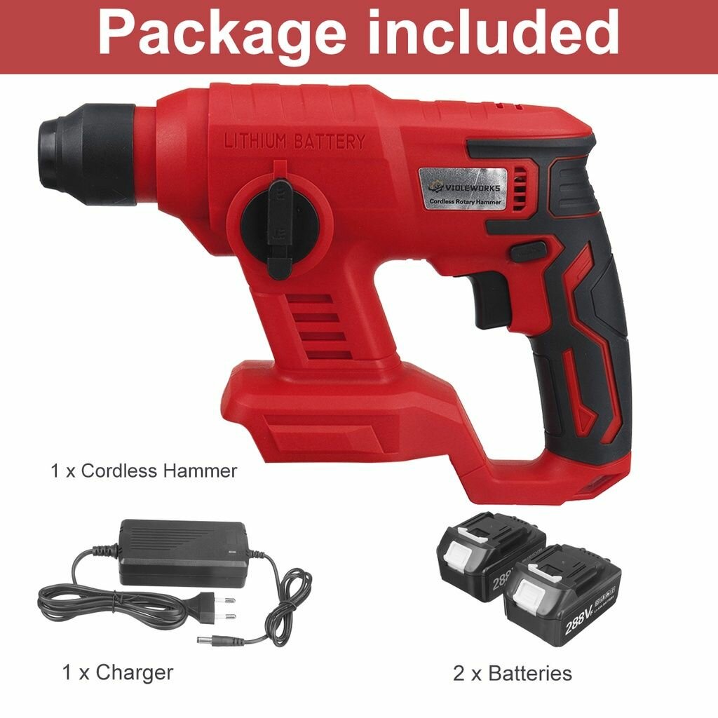 Аккумуляторная бесщеточная электрическая ударная дрель 288VF-MAI