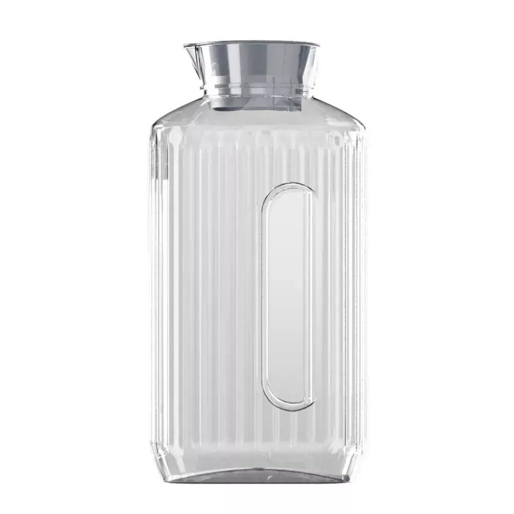 Кувшин для напитков «Trend» 1.5л, стильный дизайн, цвет серый металлик