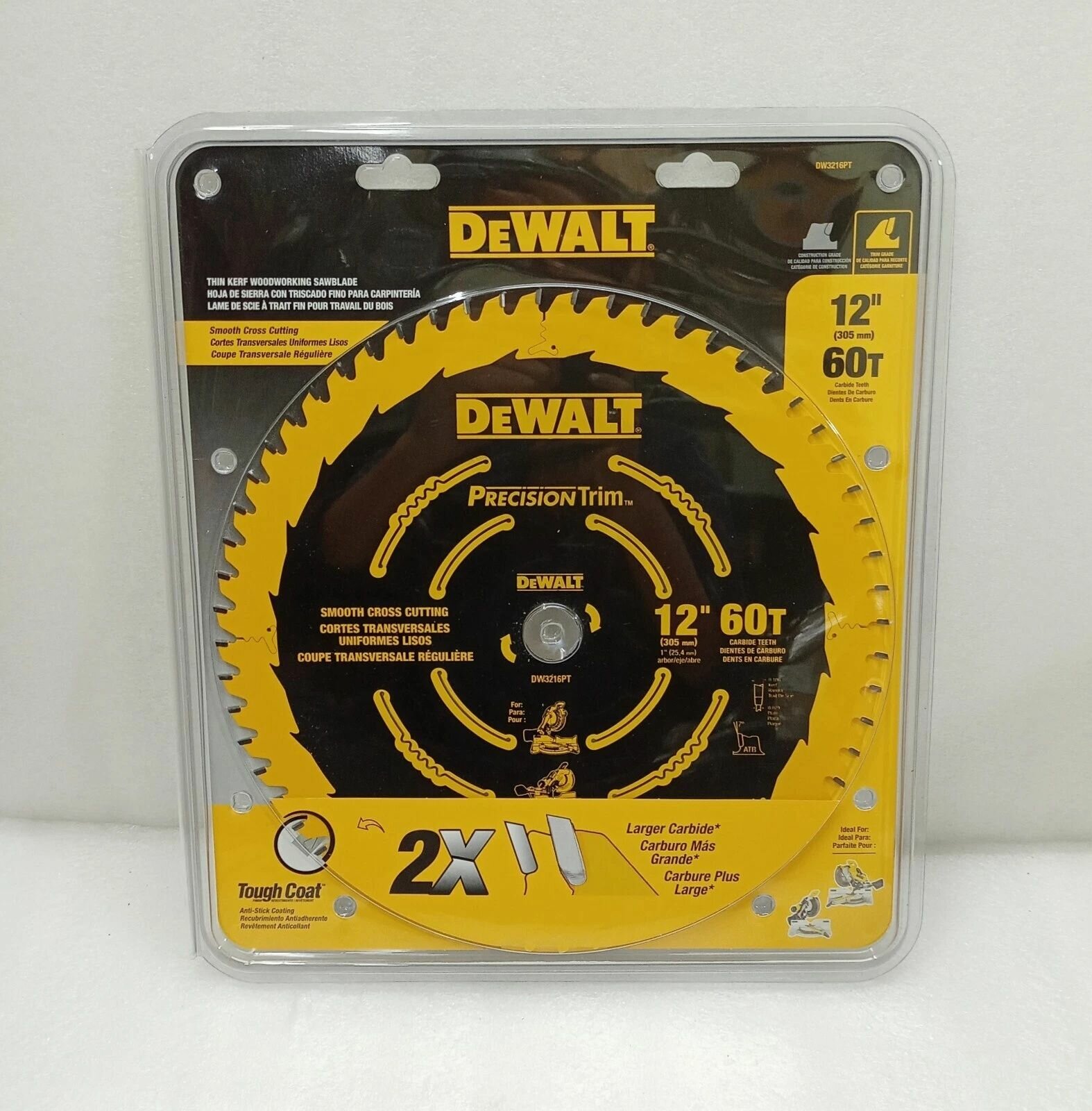 Пильный диск DEWALT DW3216PT 305х25,4 мм. 60 зуб.