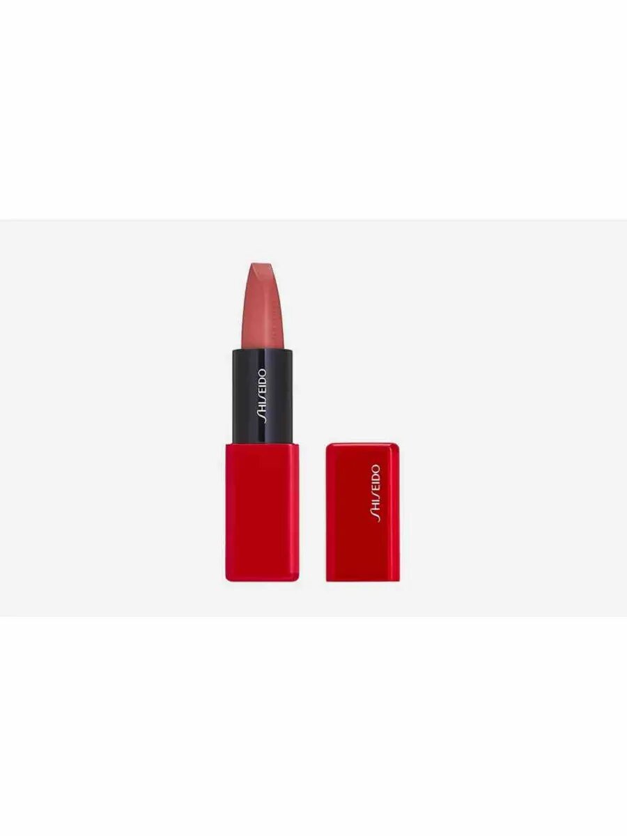 Помада Shiseido "Technosatin Gel 408", увлажнение губ, атласное покрытие