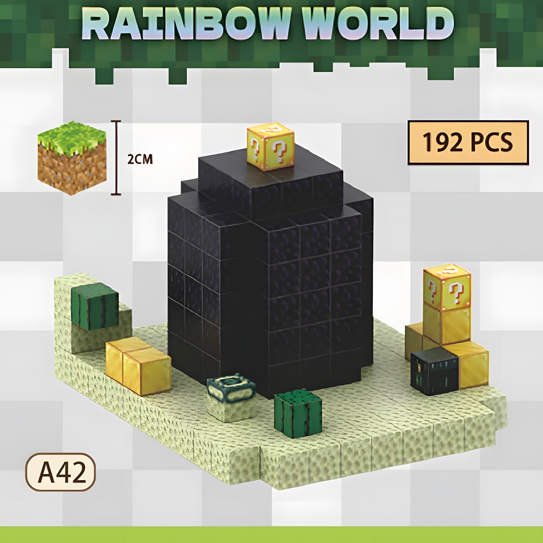 Магнитные строительныеблоки Мой мирМагнитные игрушки Самостоятельное строительство Каменные столбы Судного дня192частицы