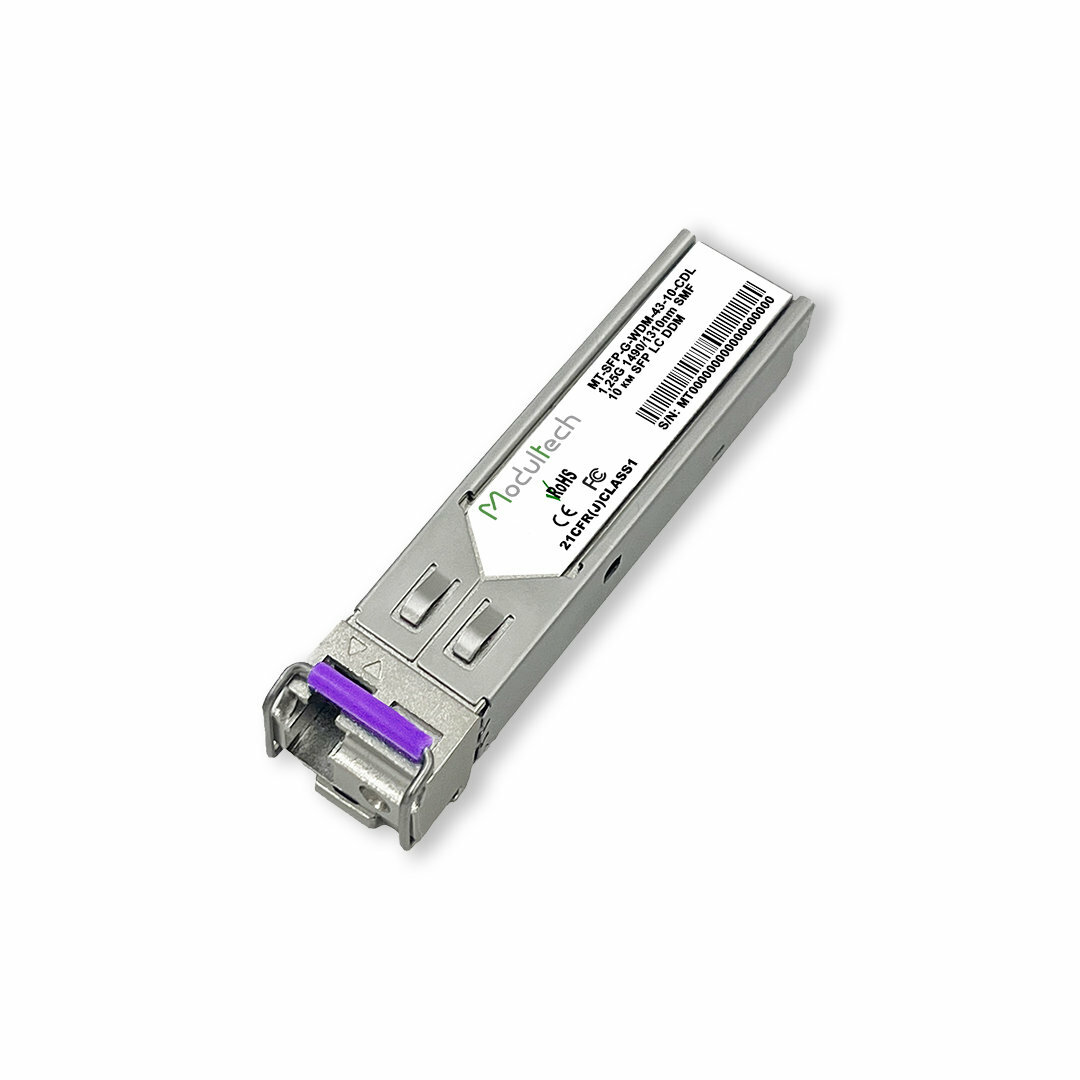 Модуль SFP WDM 1,25 Гбит/с, 10 км, 1490/1310 нм, SMF, LC