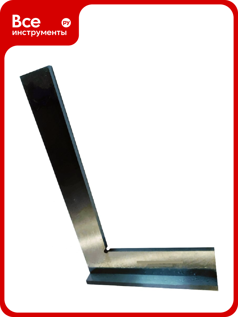 Угольник Буревестник УШ-1- 160 ГОСТ 168 160x100, для поверки прямых углов