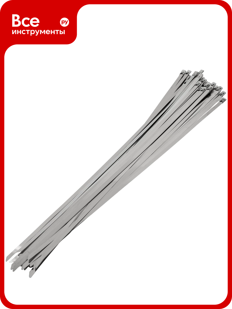 Стальные, Gigant, хомуты-стяжки Gigant нержавеющие 7,9x600мм 50шт. 123954