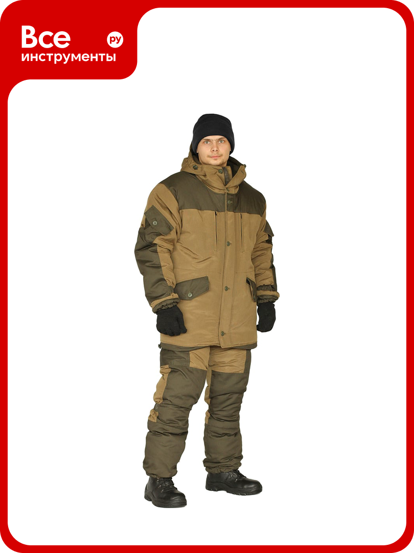 Зимний костюм URSUS горка, св. хаки/т. хаки, КОС288-ЗМ-ХАКИ; 48-50, 182-188, 100 г