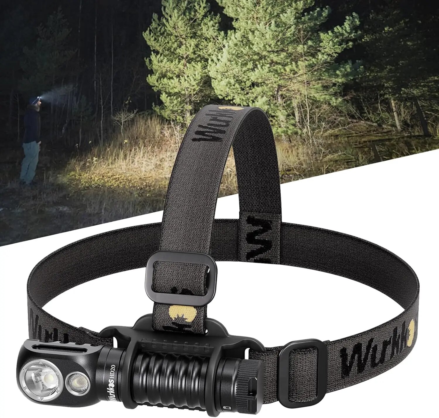 Wurkkos HD20 Налобный фонарь Black