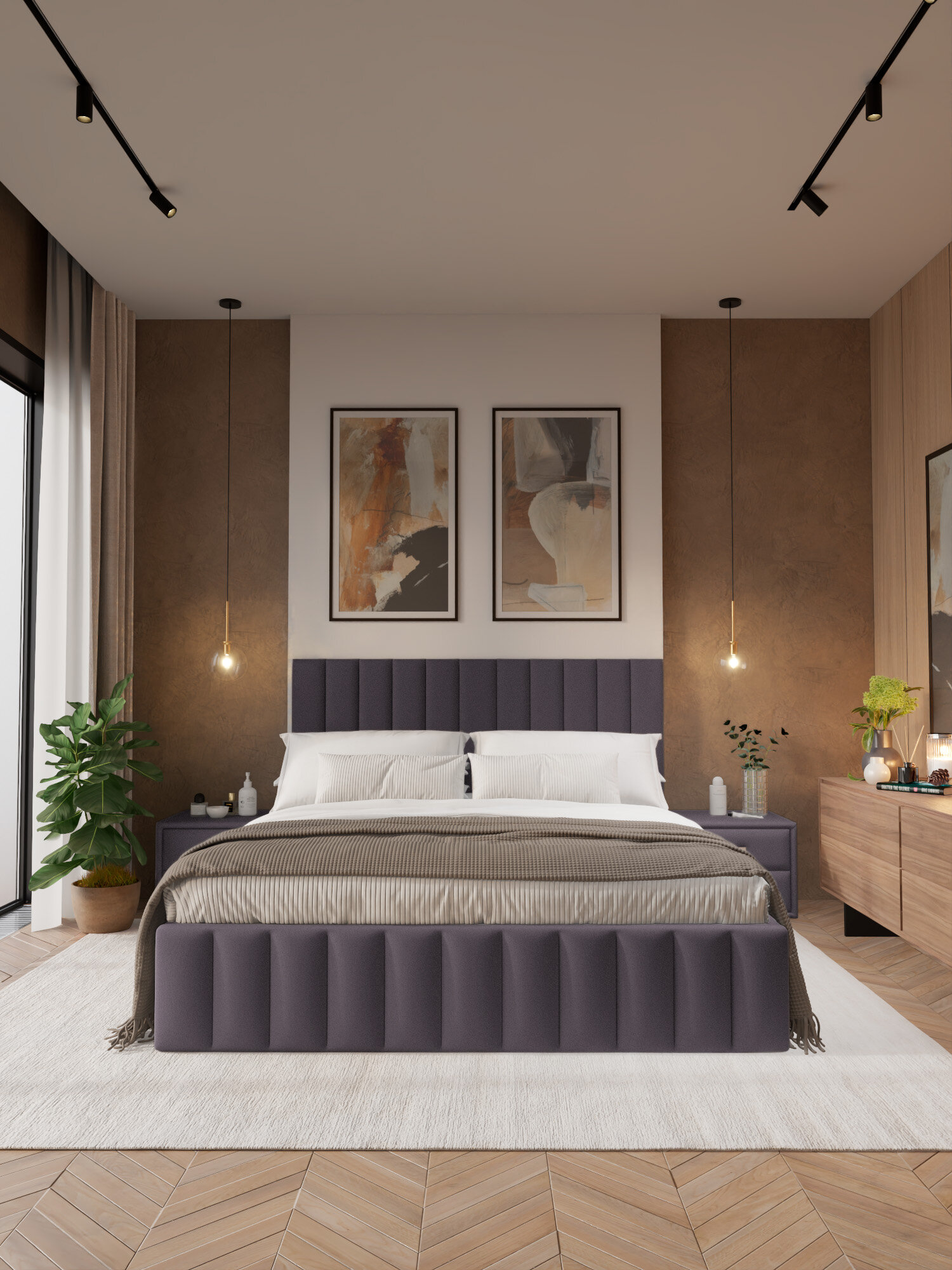 Кровать двуспальная Микс Интерьер 120х200 с подъемным механизмом, Альпия с мягким изголовьем для дома и спальни, ортопедическое основание, ящик для белья