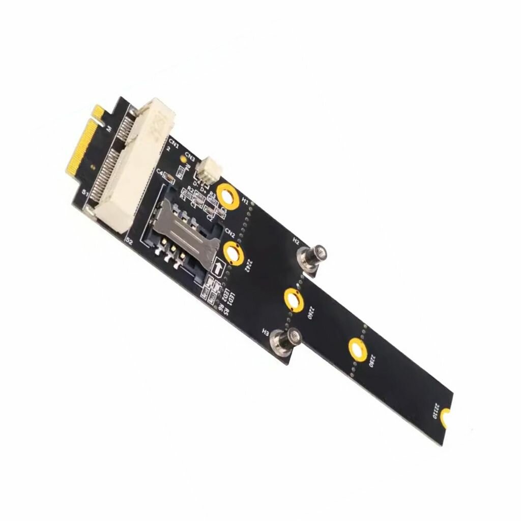 Конвертер Mini PCIE в M Key NVMe для SSD 2242 2260 2280 MyPads