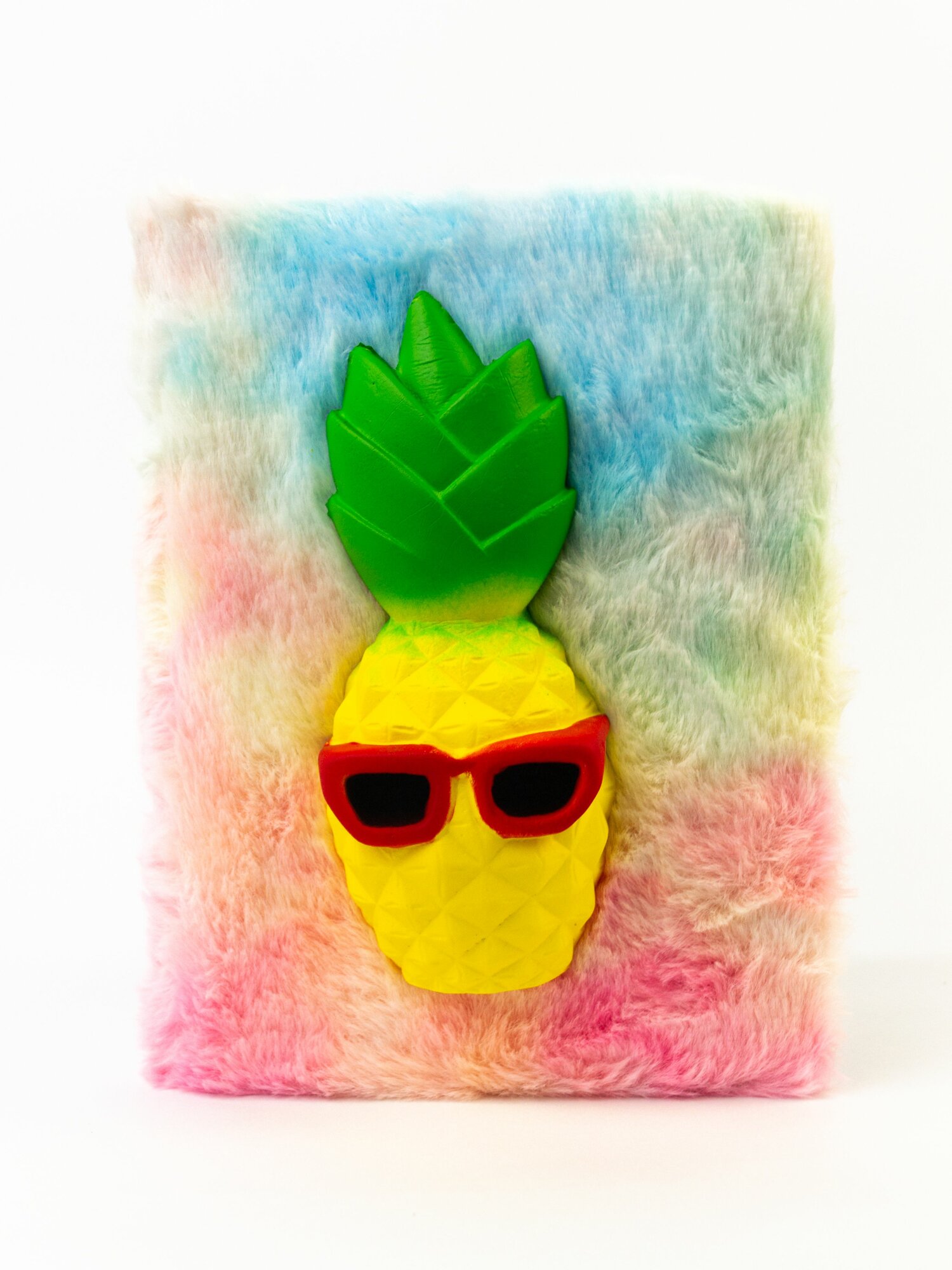 Яркий меховой блокнот с 3D эффектом, блокнот для записей в линейку