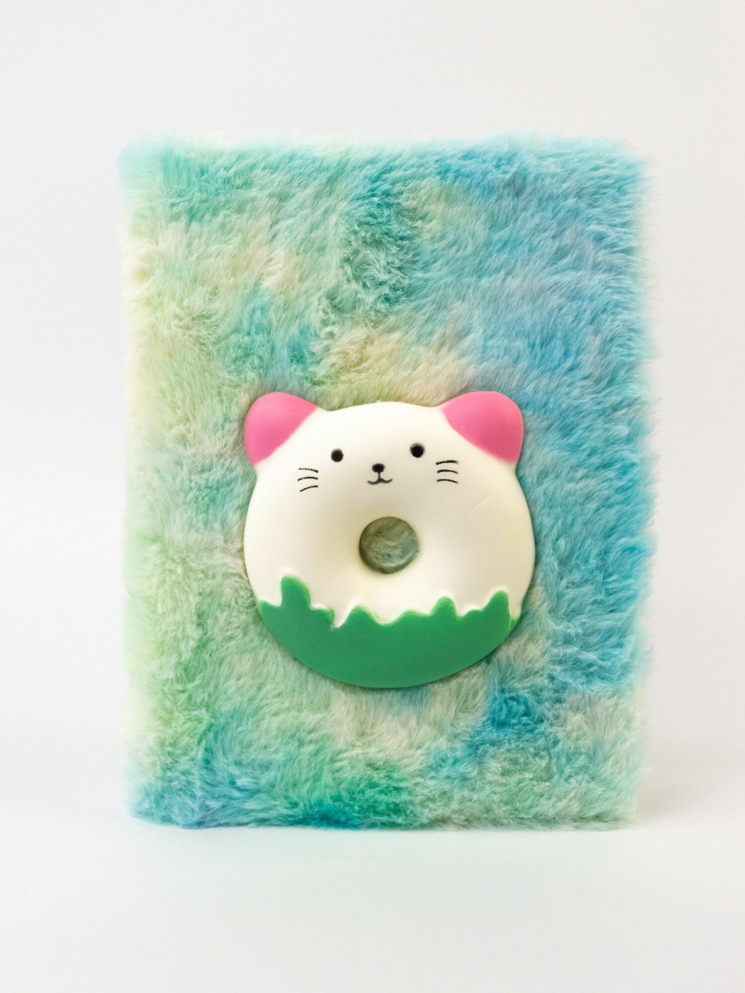 Яркий меховой блокнот с 3D эффектом, блокнот для записей в линейку