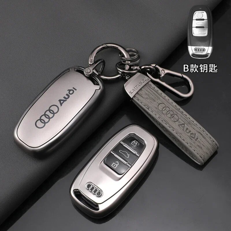 Чехол для ключа Audi C-grey keyring