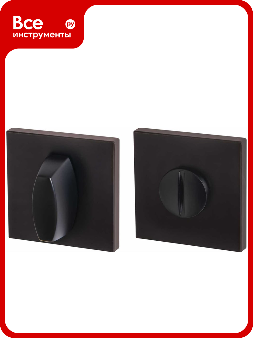 Поворотная ручка ARMADILLO WC-BOLT BK6 USS BL-26 Черный 39271