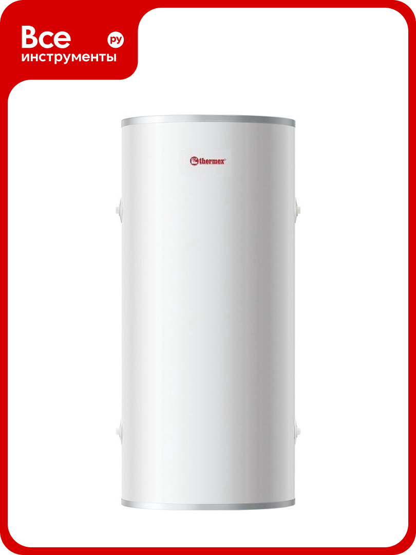 Электрический накопительный водонагреватель на 200 литров с тремя ТЭНами 6 кВт, нержавеющий бак, механическое управление и дисплей для удобного контроля