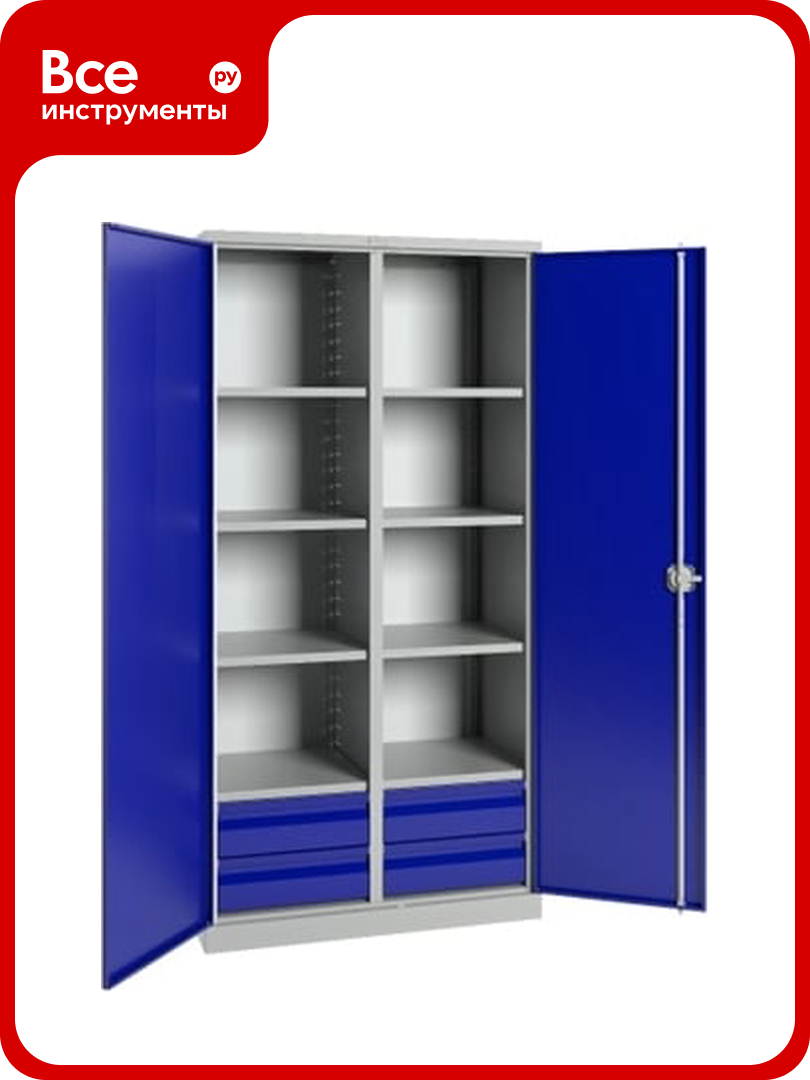 Инструментальный шкаф практик TC TC-1995-100804 К30599512846, оцинкованной стали, надежное