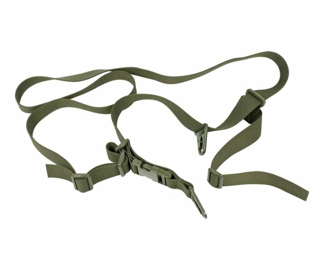 Ремень тактический Wartech "TS-101", трехточечный, олива, 1 шт.
