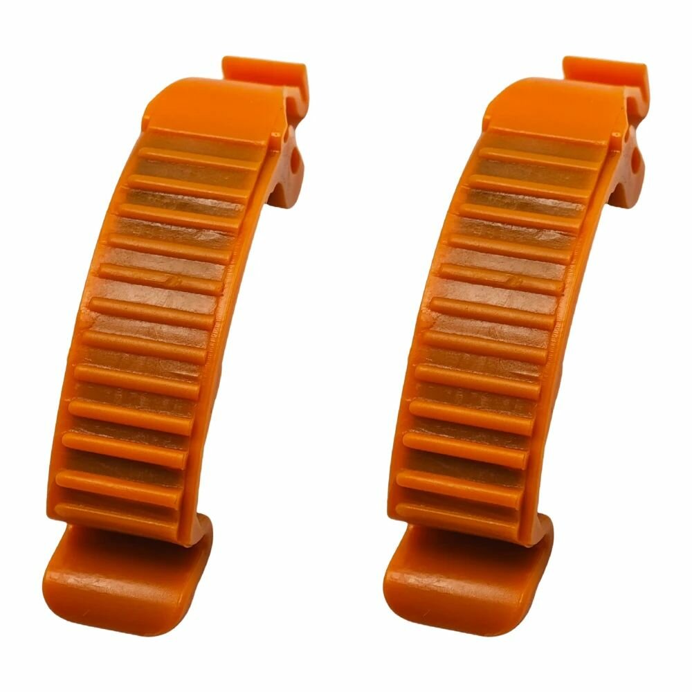 Пряжка крышки цилиндра Husqvarna 435 440E 445 450 450E 570 575 576, защелкивающаяся фиксатор, комплект 2 шт, запчасть для бензопилы, садовый ремонт