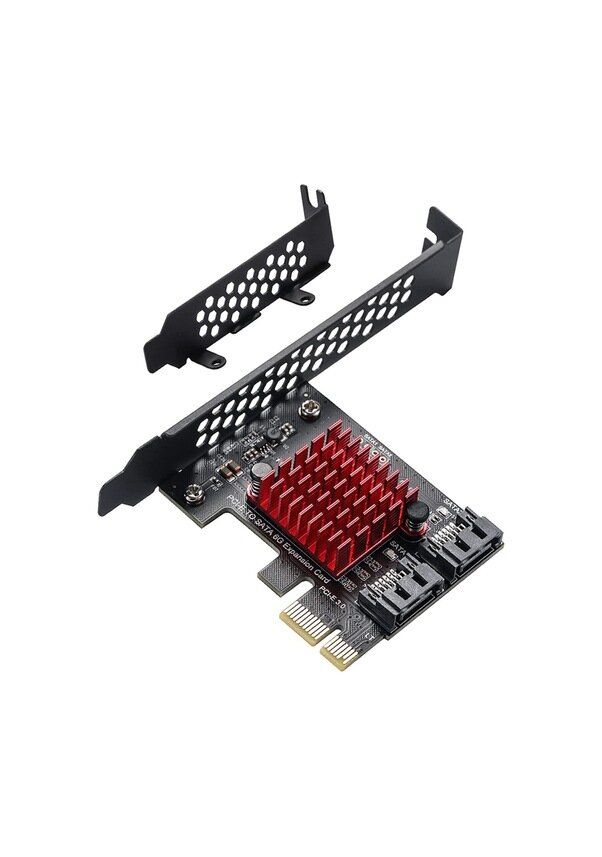 PCIe - 2-портовый SATA 3.0 6 Гбит/с SSD-адаптер PCI-e PCI Express