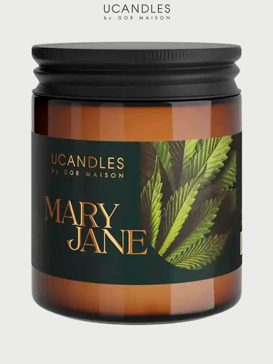 Свеча чакровая ароматическая Ucandles, Mary Jane, 200 мл.