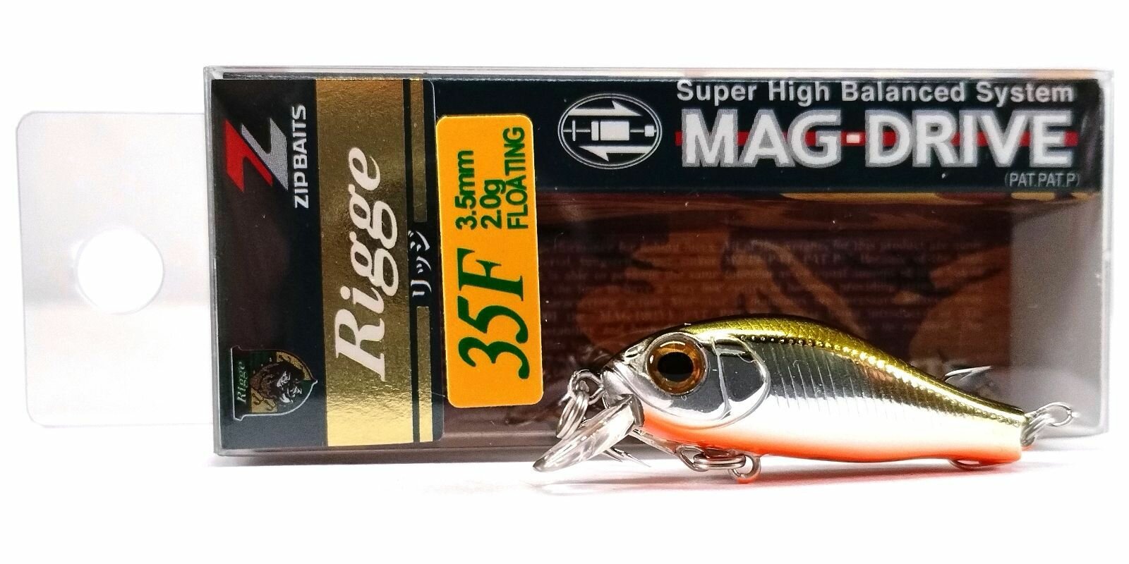 Воблер ZipBaits Rigge 35F (2гр.) #600