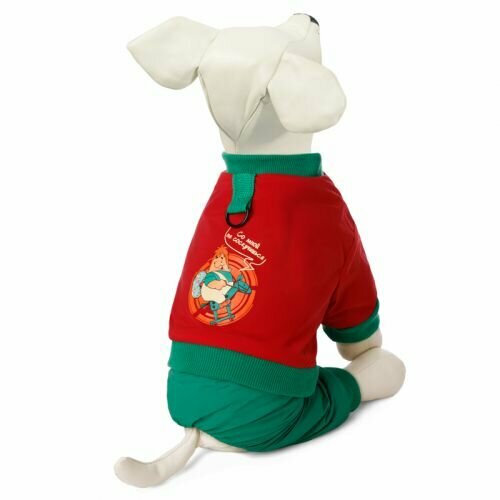 Комбинезон-дождевик Triol союзмультфильм карлсон "Друг с моторчиком" L, красно-зеленый, длина по спине 35 см