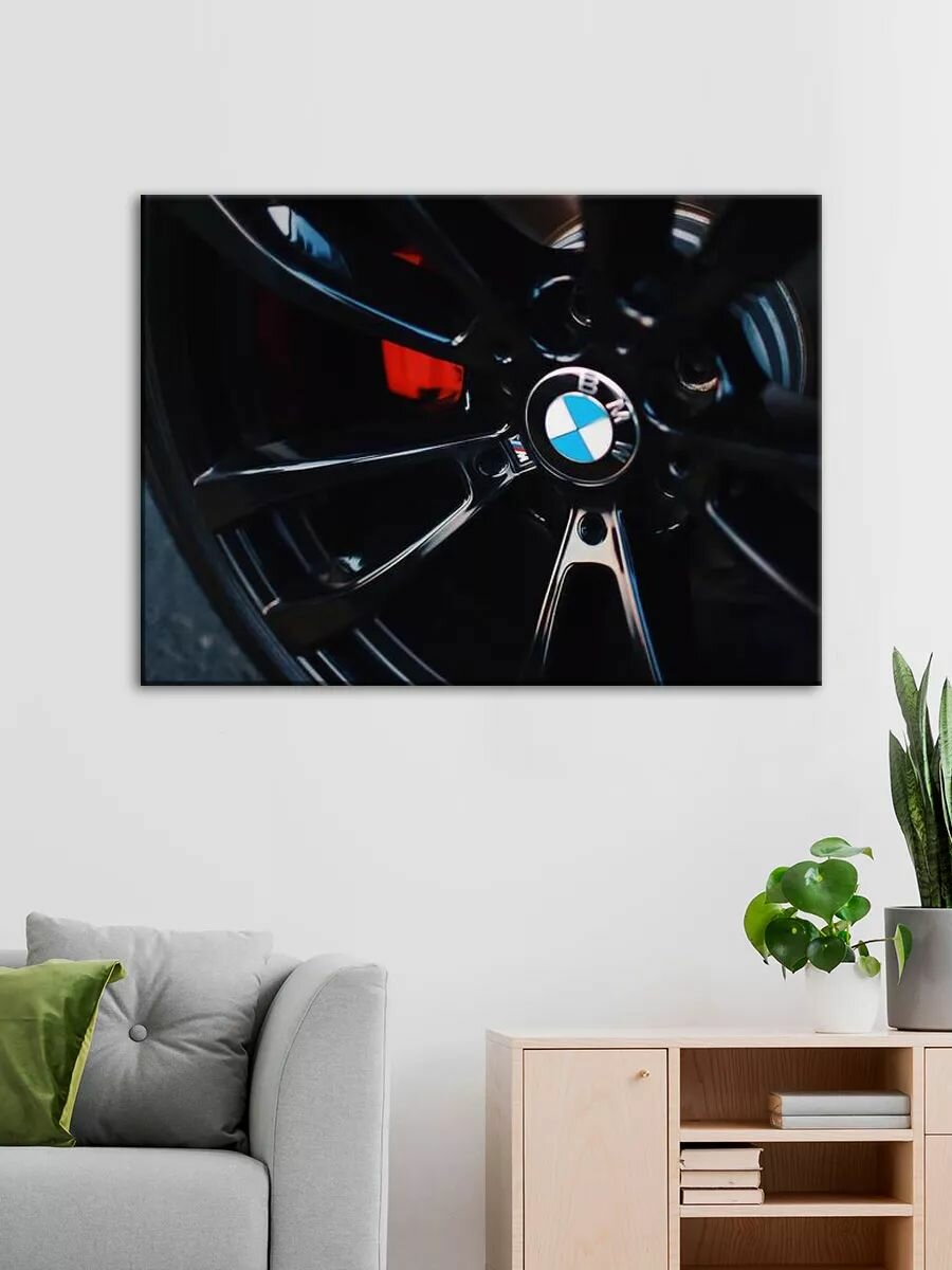 Картина на стену "BMW", 70x50 см