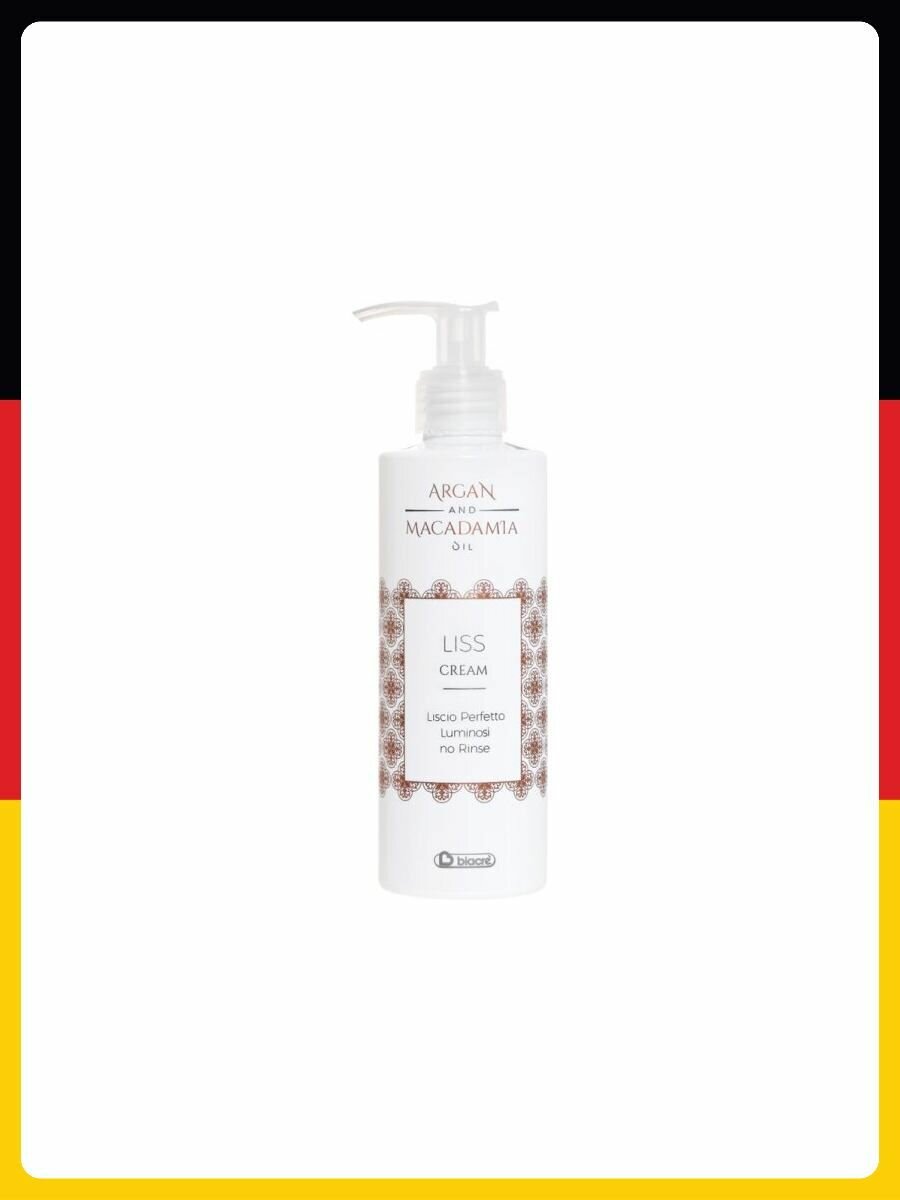 Крем для волос Biacre Argan & Macadamia Liss Creme, 200 мл