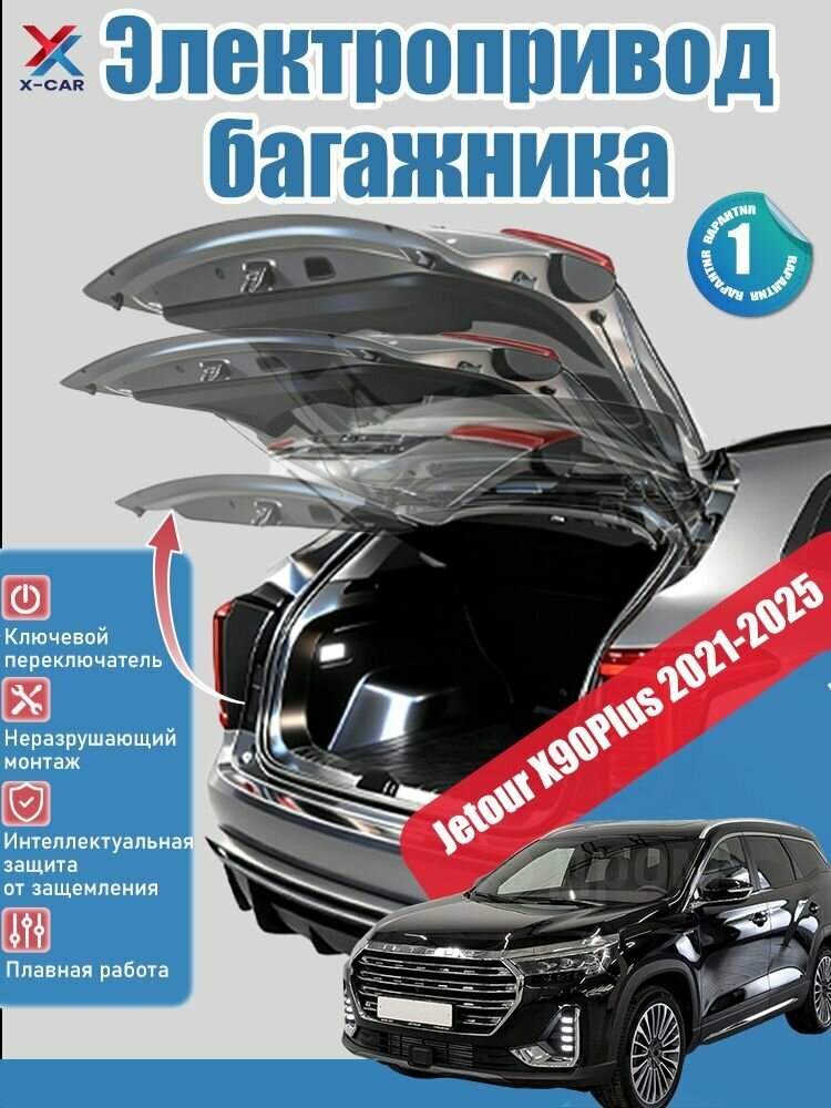 Электропривод багажника Jetour X90Plus 2021-2025(Мы предоставим вам подробное руководство по установке на русском язык