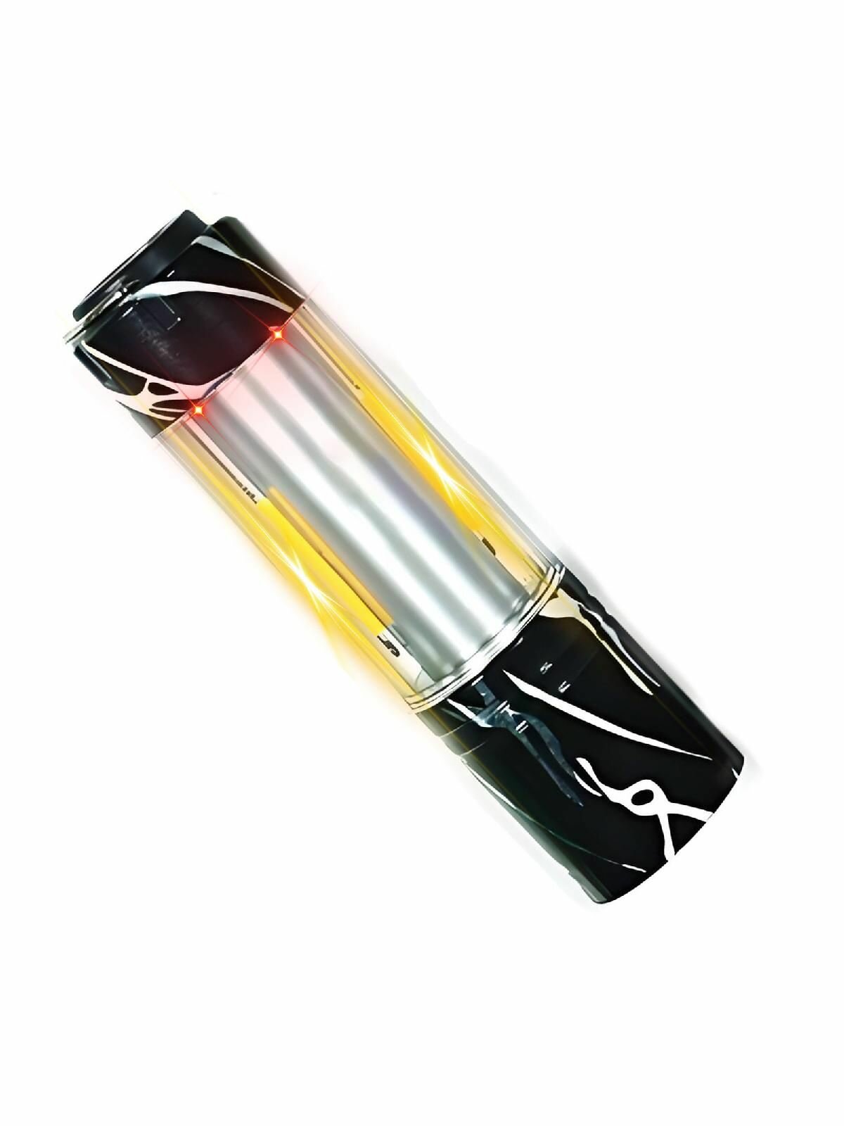 Набор для выживания, Уличный портативный фонарик-черный абстрактный