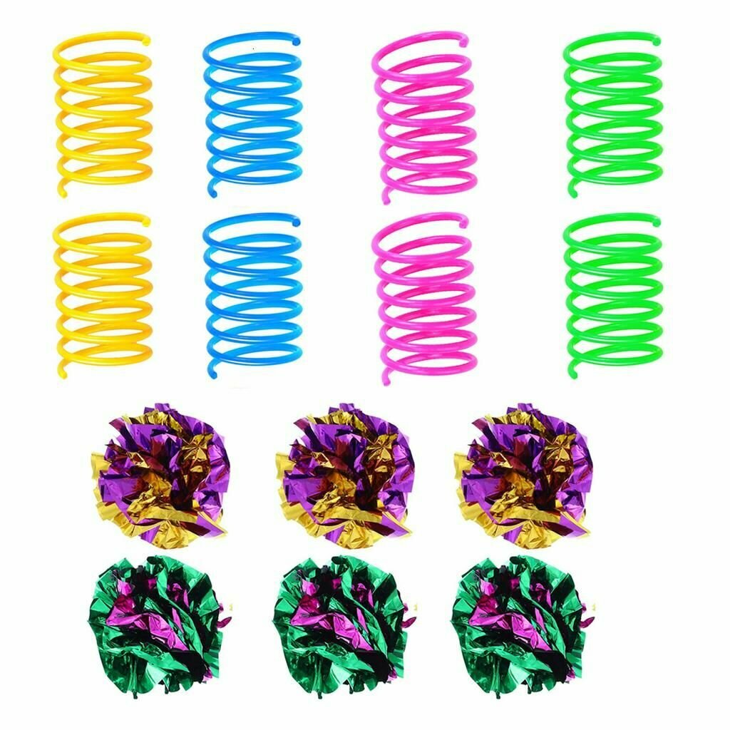 Звенящий бумажный шарик-пружинная игрушка из 14 частей spree