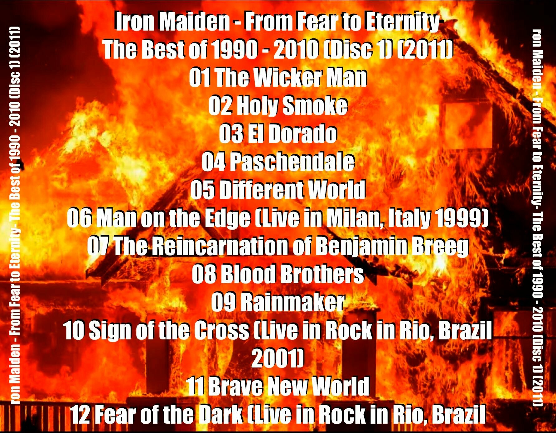 Iron Maiden - From Fear to Eternity- The Best of 1990 - 2010 (Disc 1) (2011) (запись на CD-R)