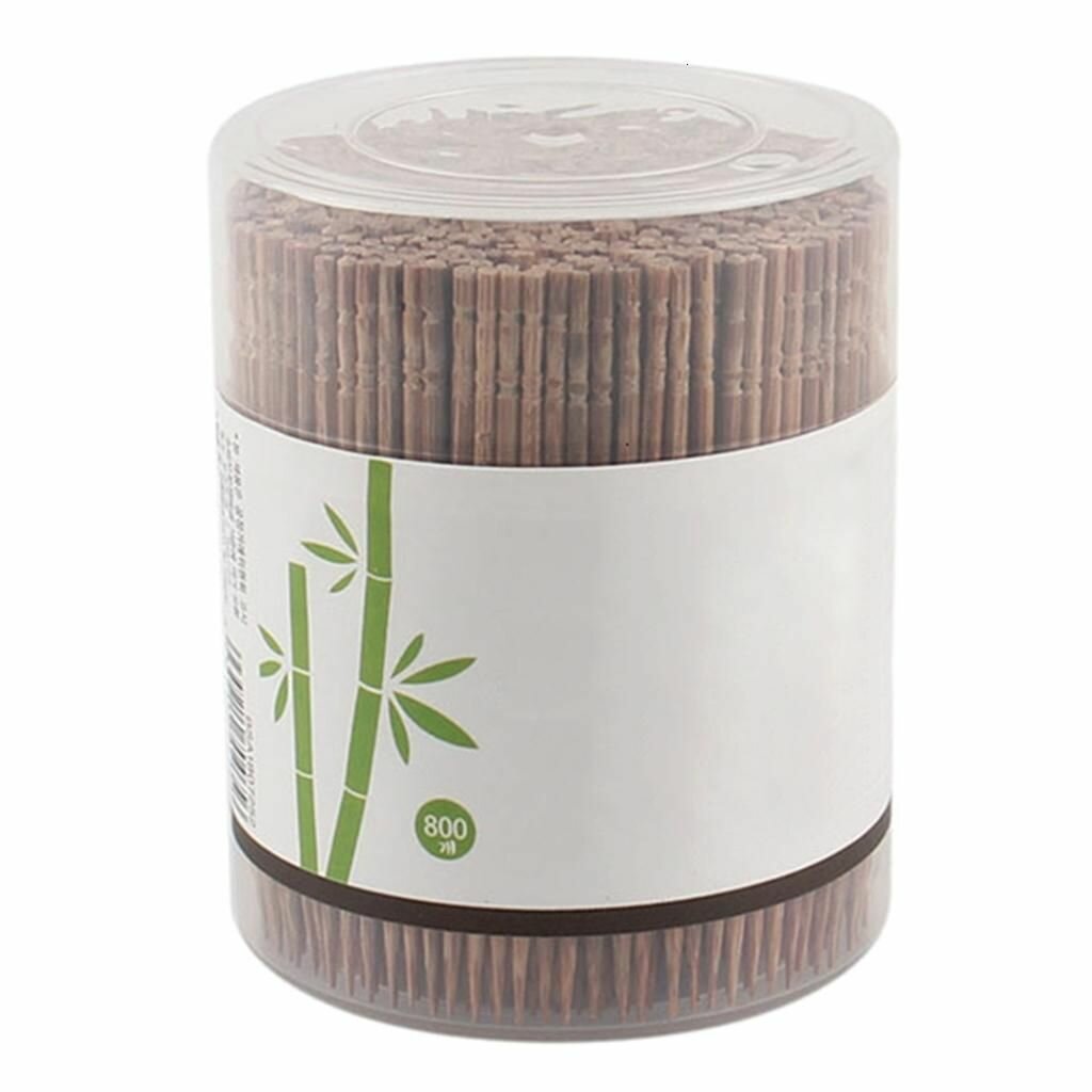 Деревянные зубочистки угольные (800 шт)