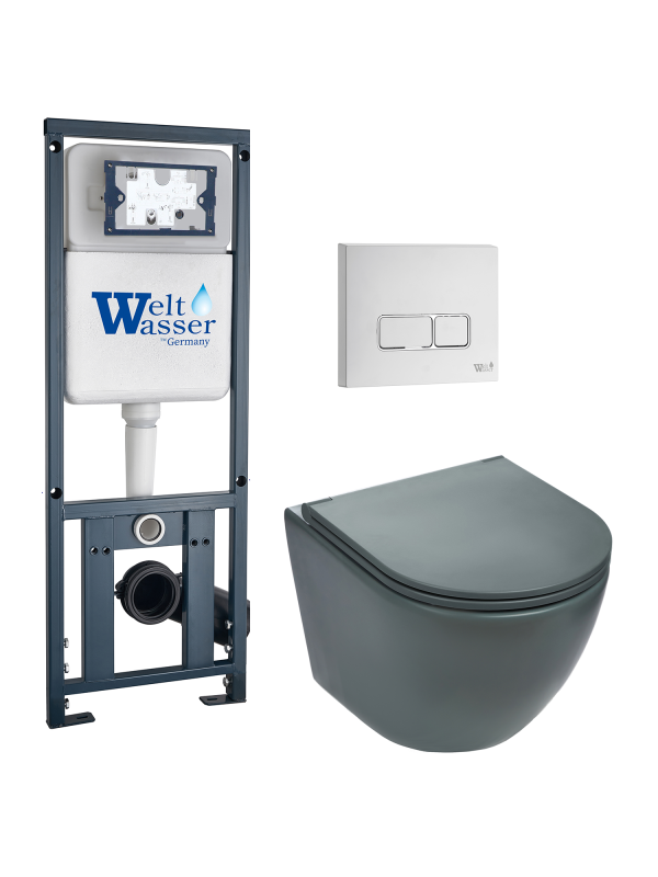 WeltWasser Комплект MARBERG 410 + MERZBACH 043 MT-GR + MAR 410 SE GL-WT WeltWasser