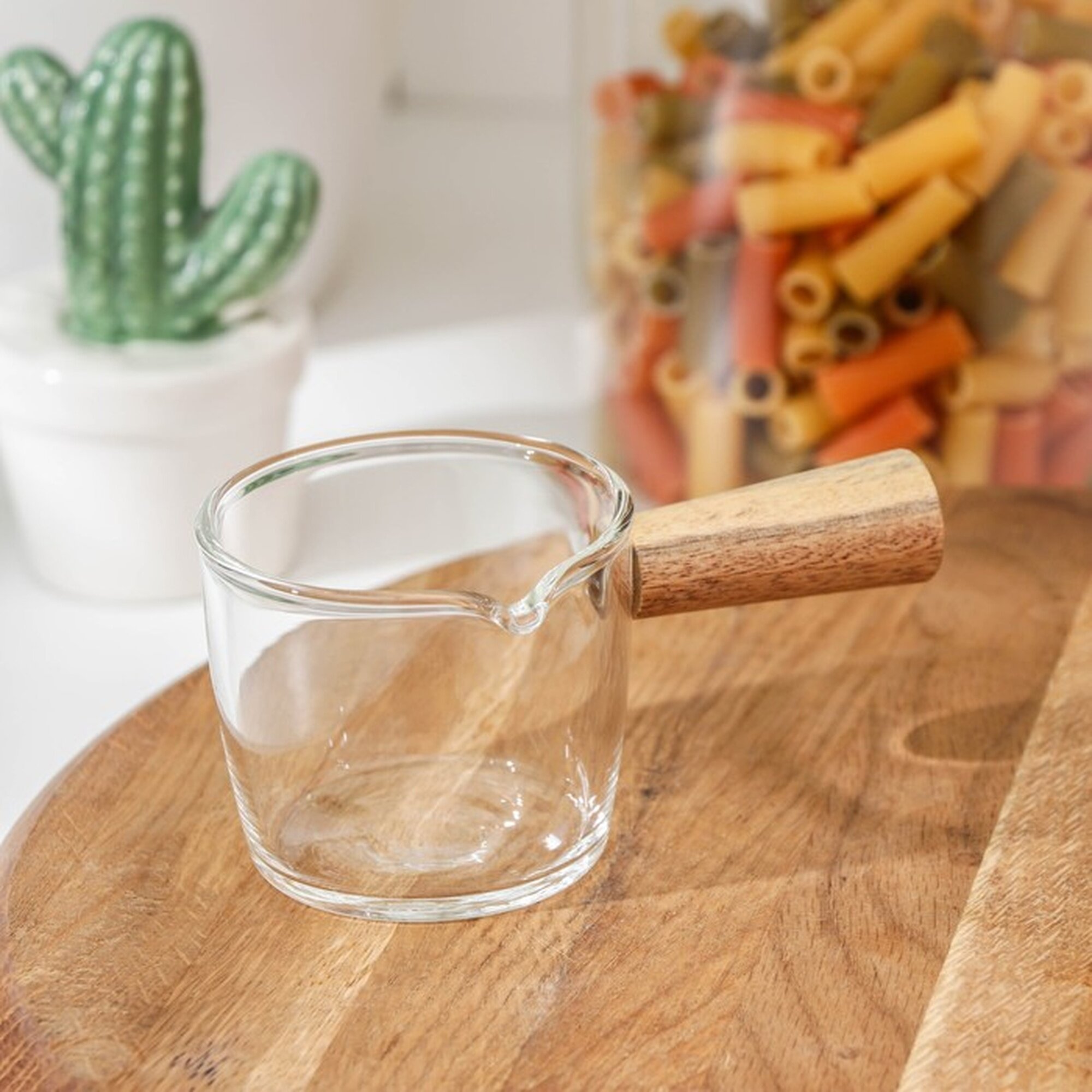 Соусник SKYPHOS «Лофт», 90 мл, стекло, 6,5×10,5×5 см, прозрачный