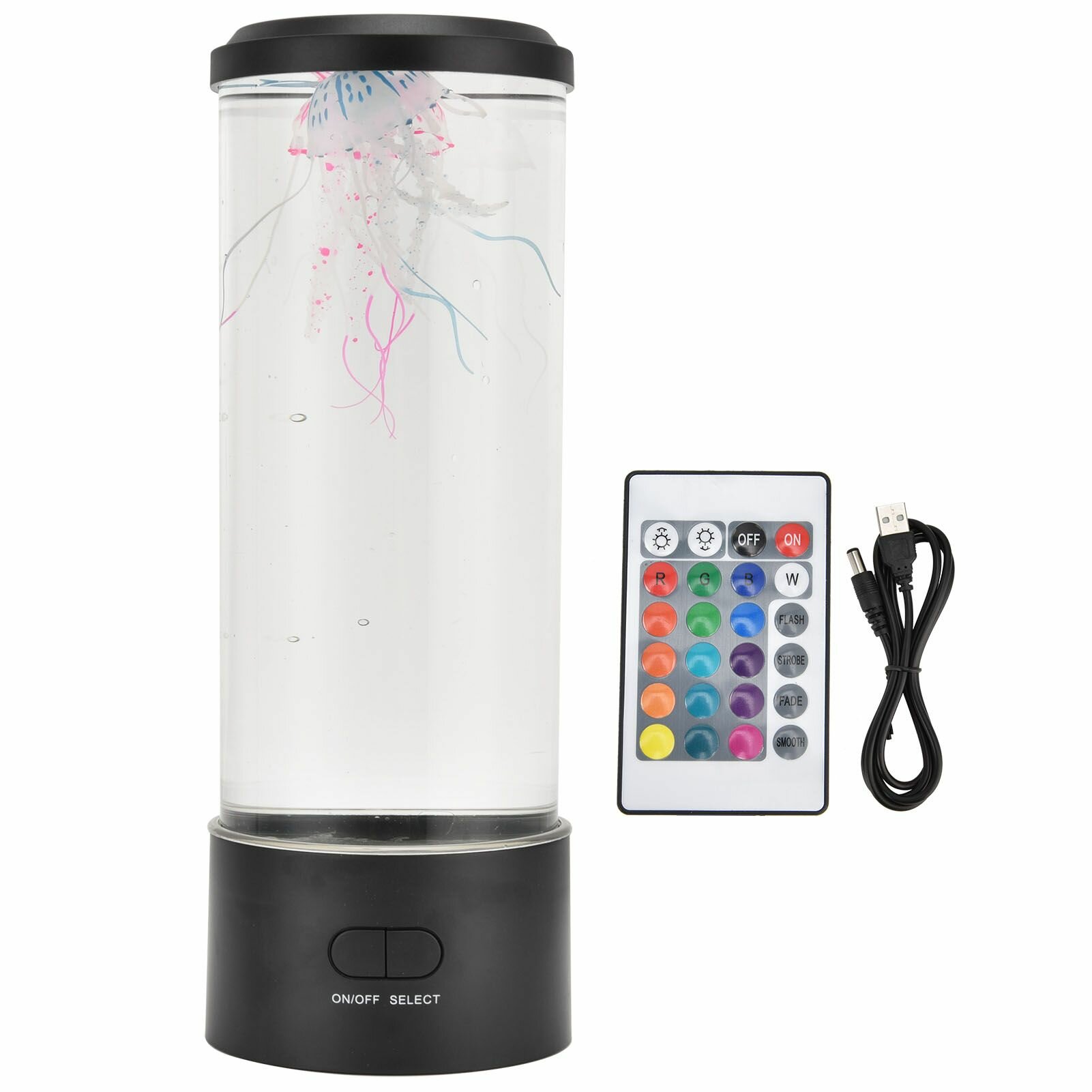 Изменение цвета Acaleph Light USB Ambient Lamp Аквариумный ночник для домашнего офиса Вечеринка