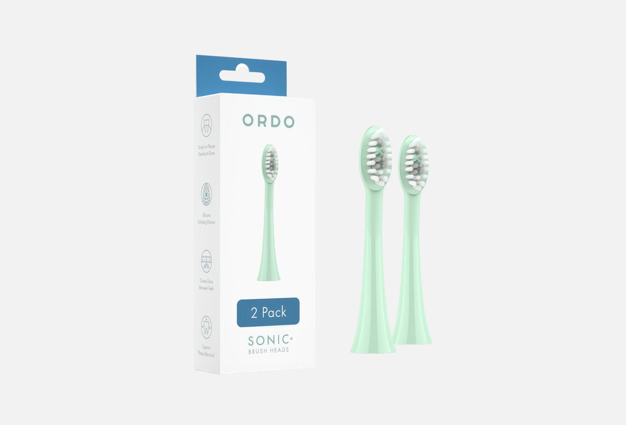 Насадки для электрической щетки ORDO Sonic+ SPH2000 Мятно-зелёный