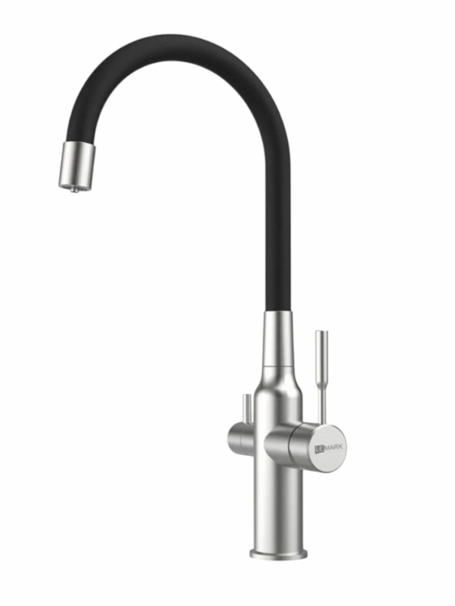Смеситель для кухни Lemark LM5083S-Black с подключением к фильтру питьевой воды