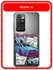 Чехол на Xiaomi Redmi 10 / Сяоми Редми 10 с принтом "JDM коллаж", прозрачный
