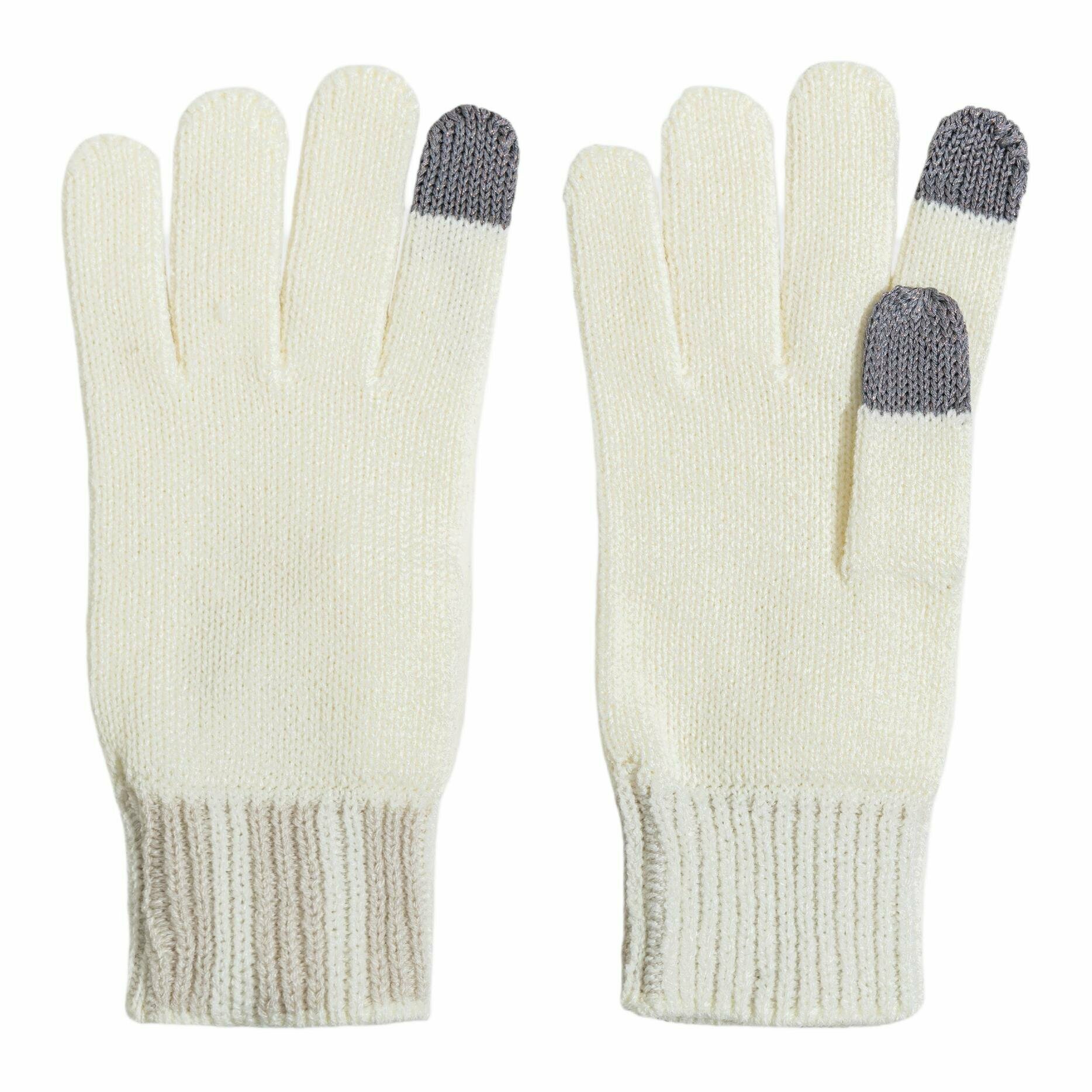 Перчатки унисекс Adidas Acrylic Knit Gloves Unisex белые, L EU
