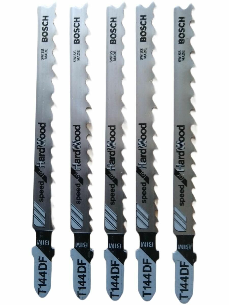 Набор пилок полотно для электролобзика BOSCH T144DF 2608634567, 5 шт.