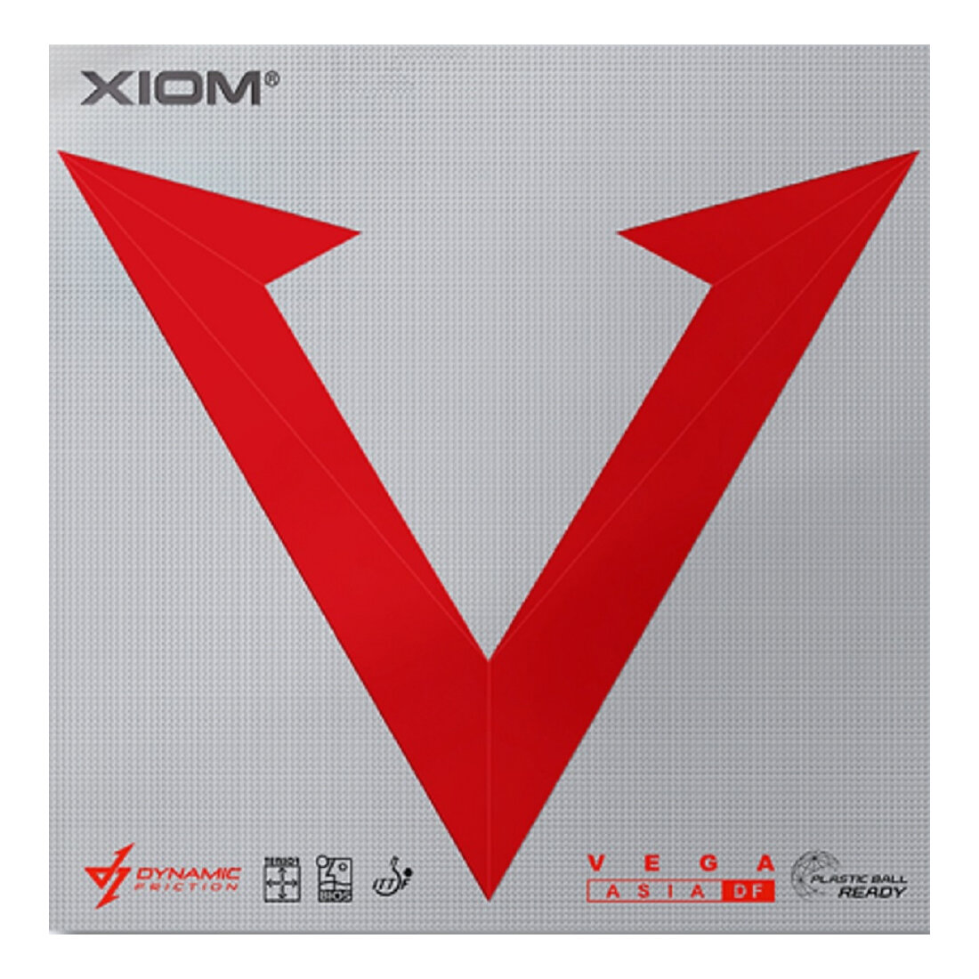 Накладка для настольного тенниса XIOM Vega Asia DF, Black, Max мягкая губка