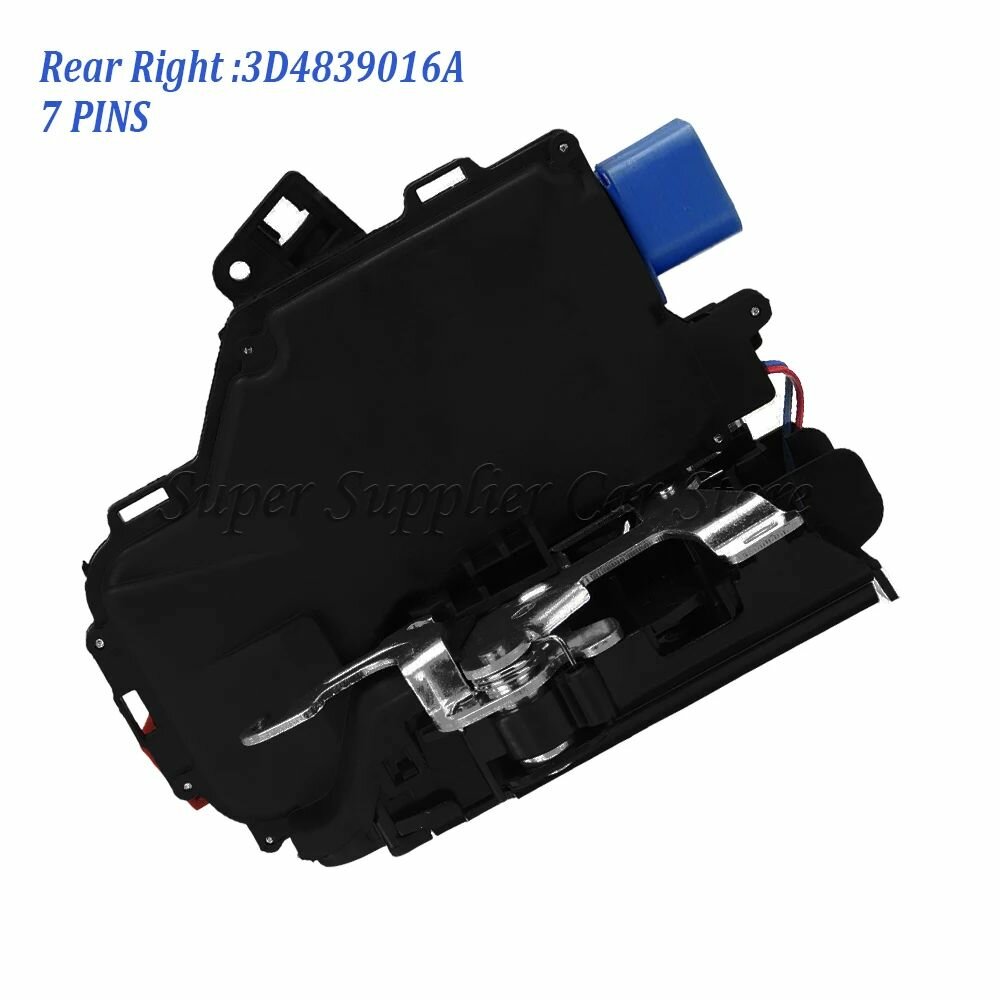 Правая задняя дверь,3D4839016A Для VW Caddy Golf V IV Jetta Touran Touareg Skoda Octavia Seat Altea Toledo Привод дверного замка